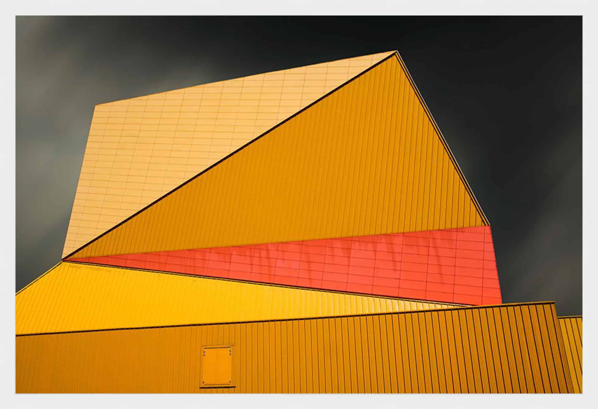 Claes – The Yellow Roof - Framed to Edge - La Grolla