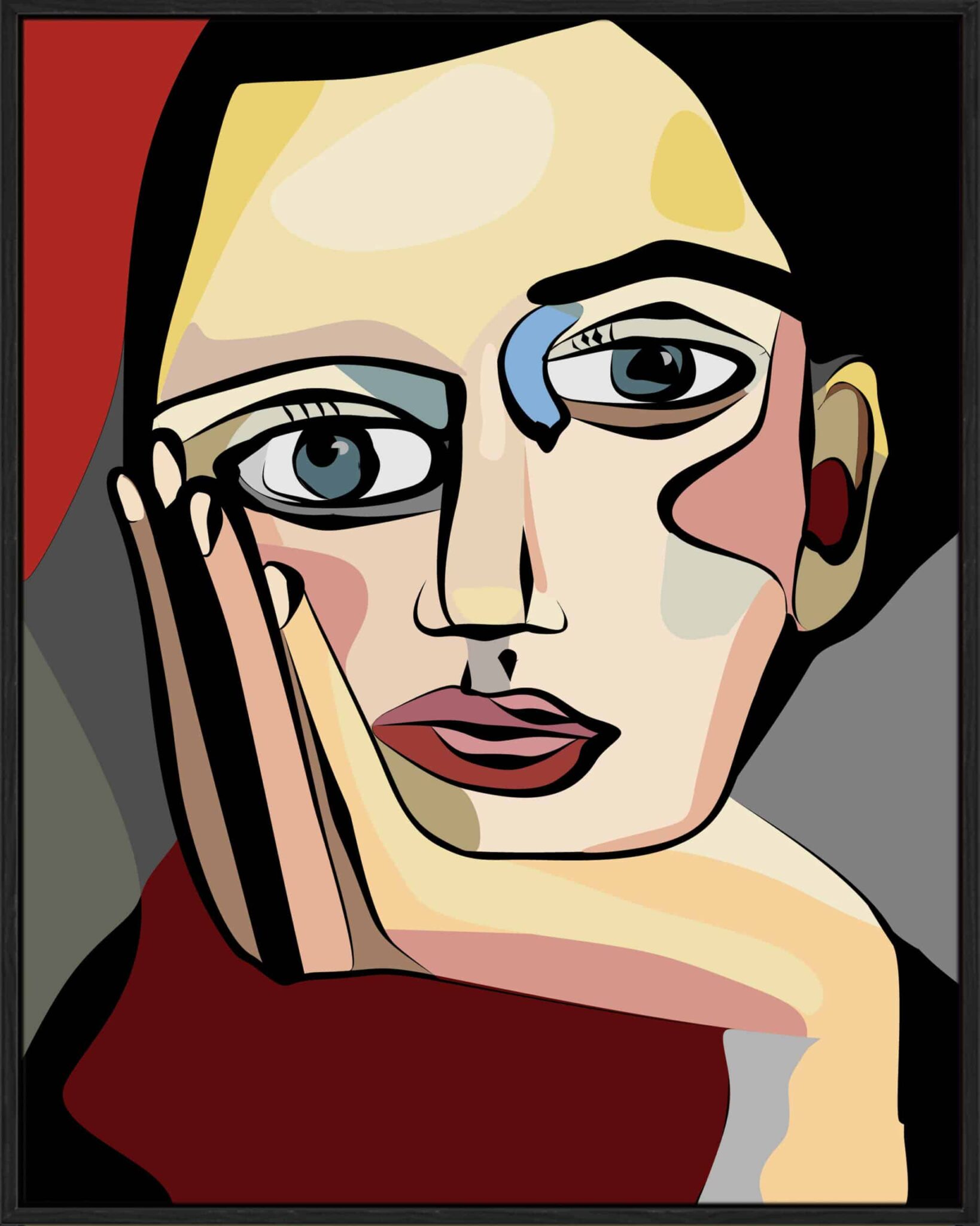 Cubism Art - Canvas - La Grolla