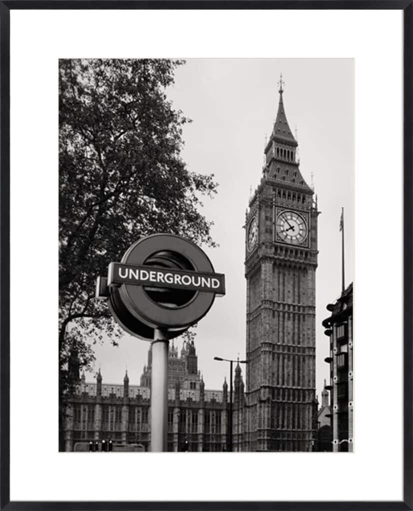 London Trip II - Monochrome - 10cm Mount Board - La Grolla