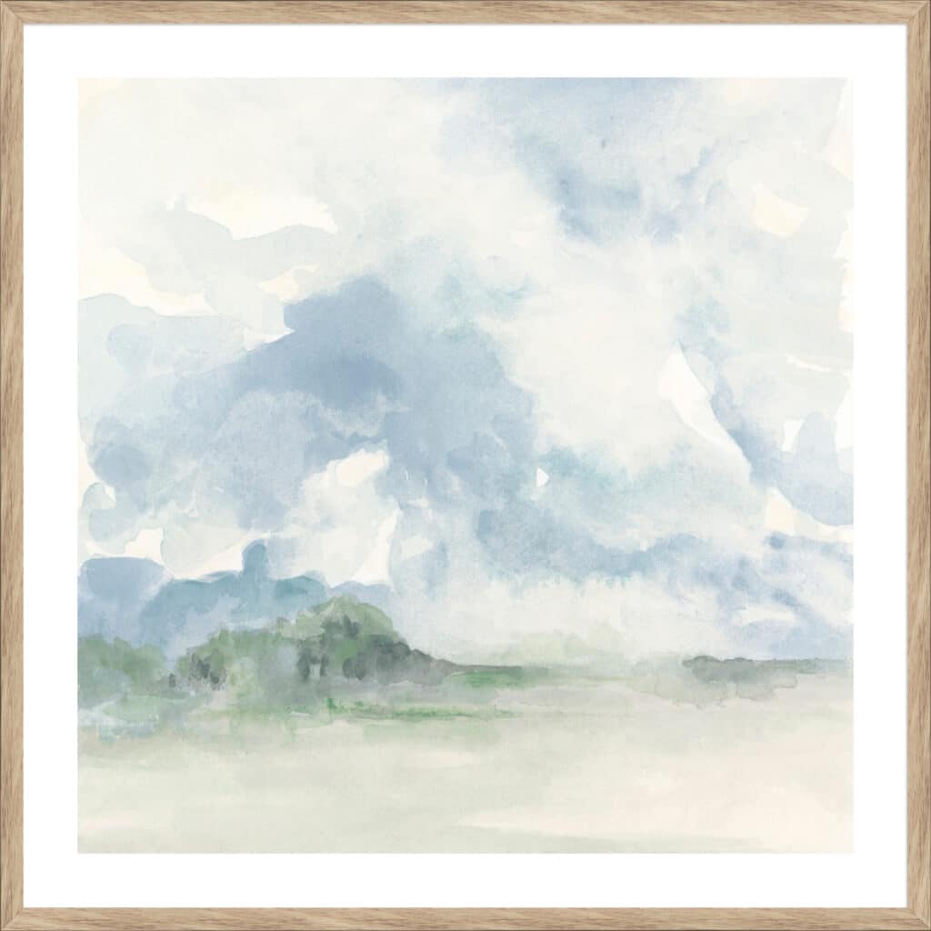 Blue Sky Horizon II - 5cm White Border - La Grolla