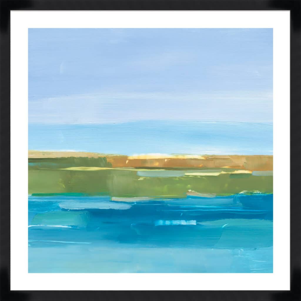 Crystal Blue Horizon II - 5cm White Border - La Grolla
