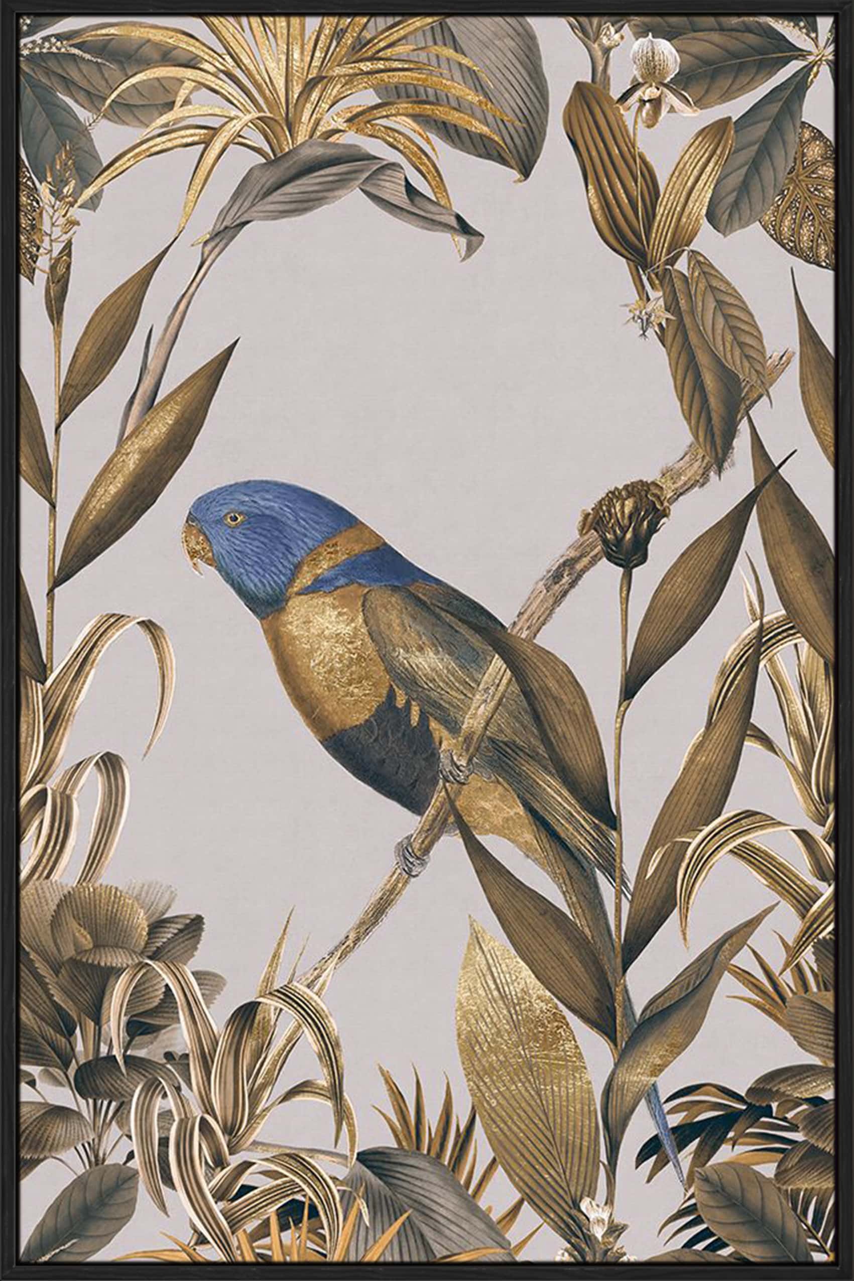 Golden Parakeets - Paradise - Canvas - La Grolla