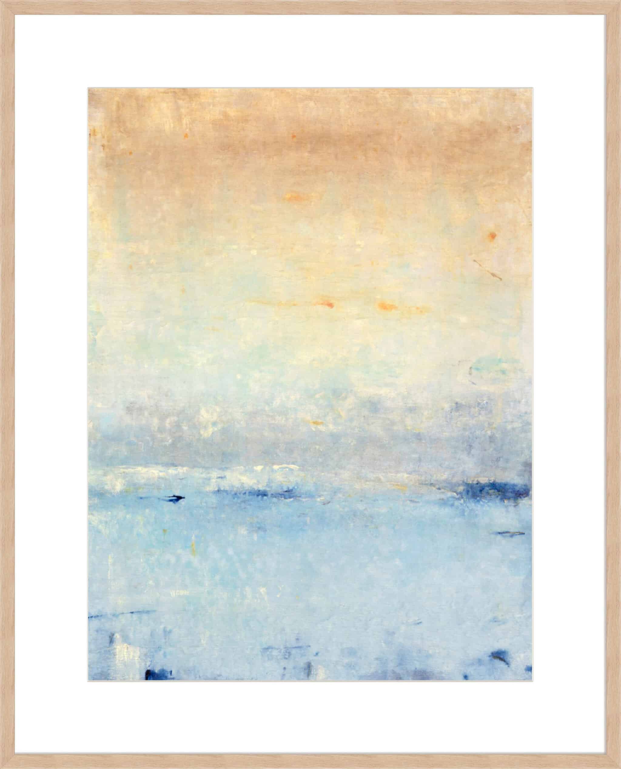 Inlet at Sunrise I - 10cm Mount Board - La Grolla