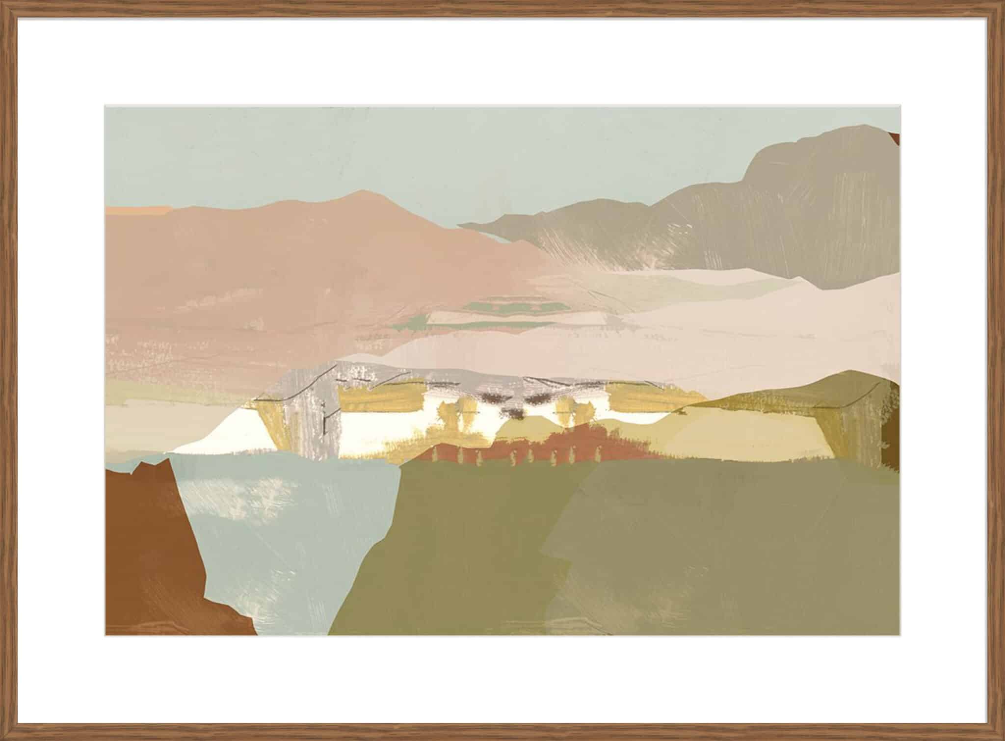 Pink Sandy Dune II - 10cm Mount Board - La Grolla