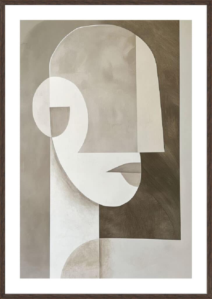 Neutral Portrait - 5cm White Border - La Grolla