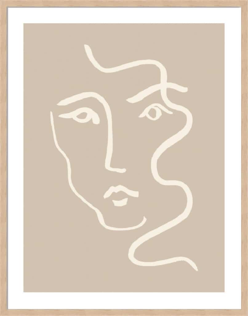 Portrait 04 Gray - 5cm White Border - La Grolla