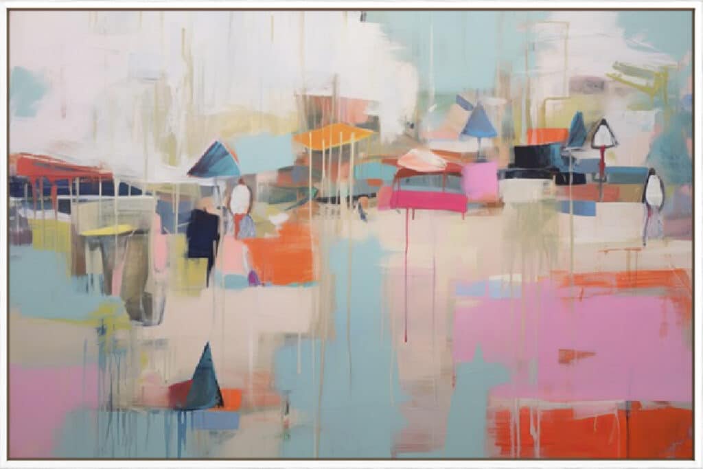 Sunny Weather Colorful Beach II - Canvas - La Grolla