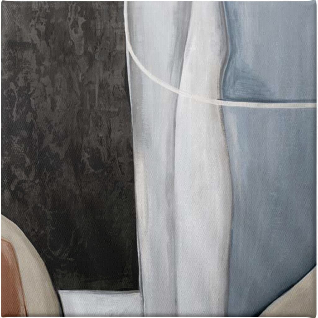 Blue Match II - Unframed Canvas - La Grolla