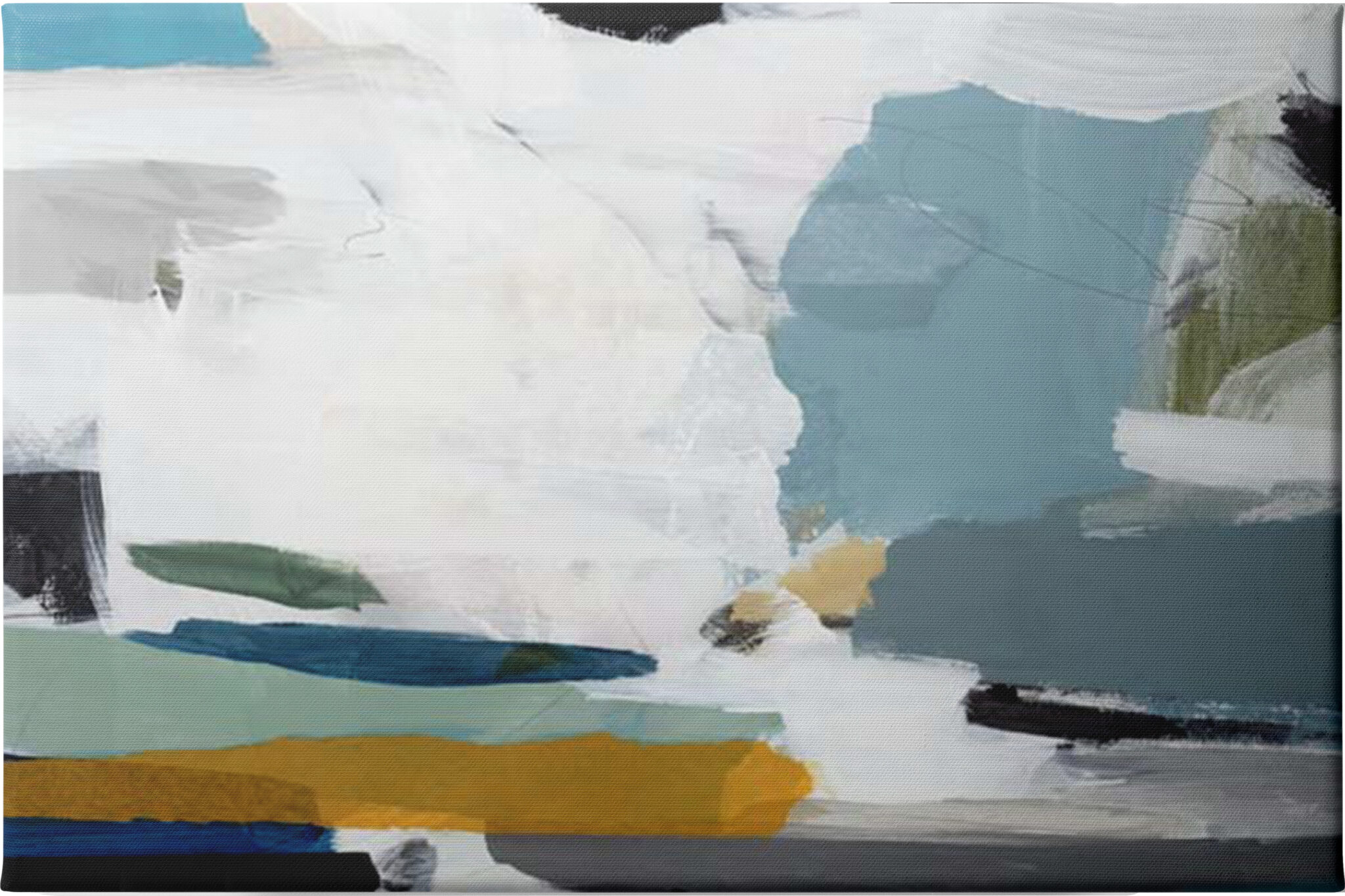 Brush Formation I - Unframed Canvas - La Grolla