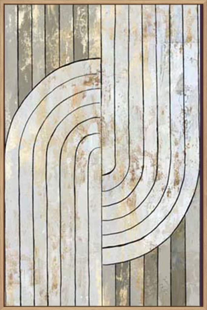 Art Deco Geo II - Canvas - La Grolla