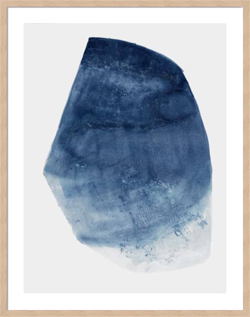 Luminous Blue II - 5cm White Border - La Grolla